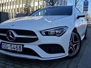 White Mercedes-Benz CLA 180 2020 in Riga, with an engine capacity of 1.40 L and mileage of 201 thousand km for 16490 €, photo 45 on AUTOMOTO.COM.LV
