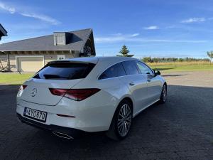 White Mercedes-Benz CLA 180 2020 in Utena, with an engine capacity of 1.46 L and mileage of 214 thousand km for 16500 €, photo 4 on AUTOMOTO.COM.LV