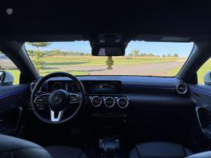 White Mercedes-Benz CLA 180 2020 in Utena, with an engine capacity of 1.46 L and mileage of 214 thousand km for 16500 €, photo 8 on AUTOMOTO.COM.LV