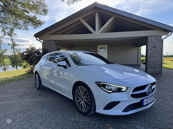 White Mercedes-Benz CLA 180 2020 in Vilnius, with an engine capacity of 1.46 L and mileage of 214 thousand km for 16300 €, photo 2 on AUTOMOTO.COM.LV