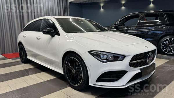 White Mercedes-Benz CLA 180 2022 in Riga, with an engine capacity of 1.30 L and mileage of 23 thousand km for 28990 €, photo 3 on AUTOMOTO.COM.LV