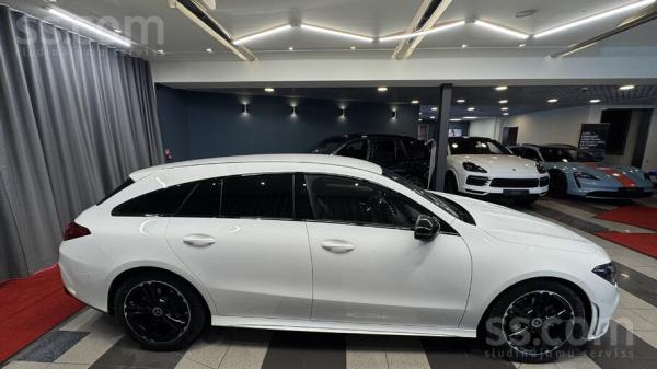 White Mercedes-Benz CLA 180 2022 in Riga, with an engine capacity of 1.30 L and mileage of 23 thousand km for 28990 €, photo 4 on AUTOMOTO.COM.LV