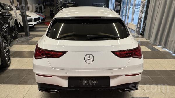 White Mercedes-Benz CLA 180 2022 in Riga, with an engine capacity of 1.30 L and mileage of 23 thousand km for 28990 €, photo 6 on AUTOMOTO.COM.LV