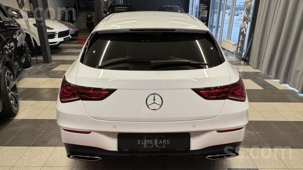 White Mercedes-Benz CLA 180 2022 in Riga, with an engine capacity of 1.30 L and mileage of 23 thousand km for 26990 €, photo 6 on AUTOMOTO.COM.LV