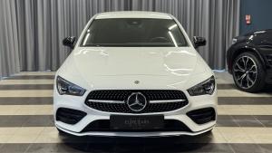 White Mercedes-Benz CLA 180 2022 in Riga, with an engine capacity of 1.30 L and mileage of 23 thousand km for 26990 €, photo  on AUTOMOTO.COM.LV