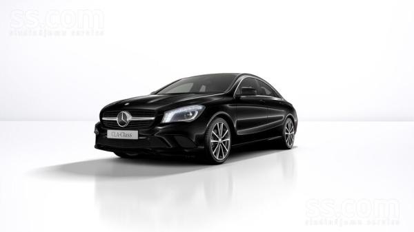 Black Mercedes-Benz CLA 200 2015 in Riga, with an engine capacity of 1.60 L and mileage of 100 thousand km for 16900 €, photo 1 on AUTOMOTO.COM.LV
