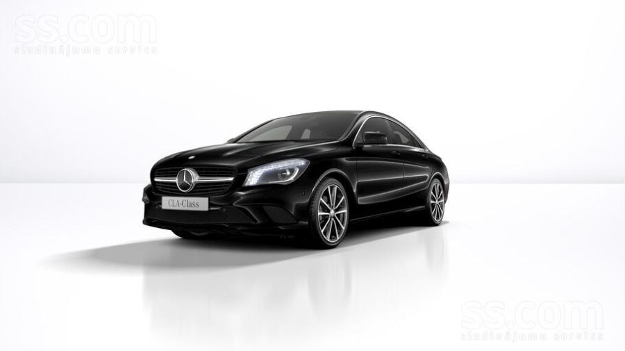 Black Mercedes-Benz CLA 200 2015 in Riga, with an engine capacity of 1.60 L and mileage of 100 thousand km for 16900 €, photo 1 on AUTOMOTO.COM.LV