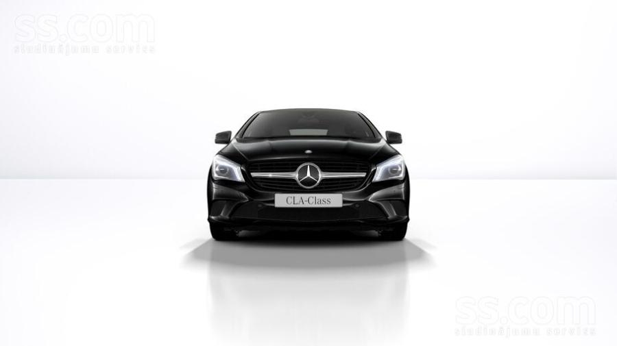 Black Mercedes-Benz CLA 200 2015 in Riga, with an engine capacity of 1.60 L and mileage of 100 thousand km for 16900 €, photo 2 on AUTOMOTO.COM.LV