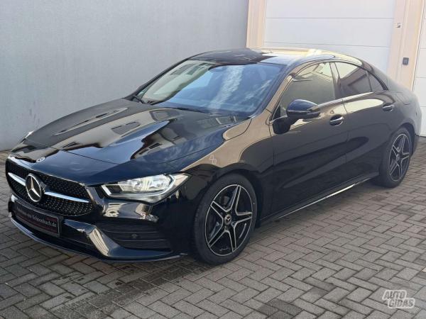 Black Mercedes-Benz CLA 200 2022 in Kaunas, with an engine capacity of 2.00 L and mileage of 89 thousand km for 30056 €, photo 1 on AUTOMOTO.COM.LV