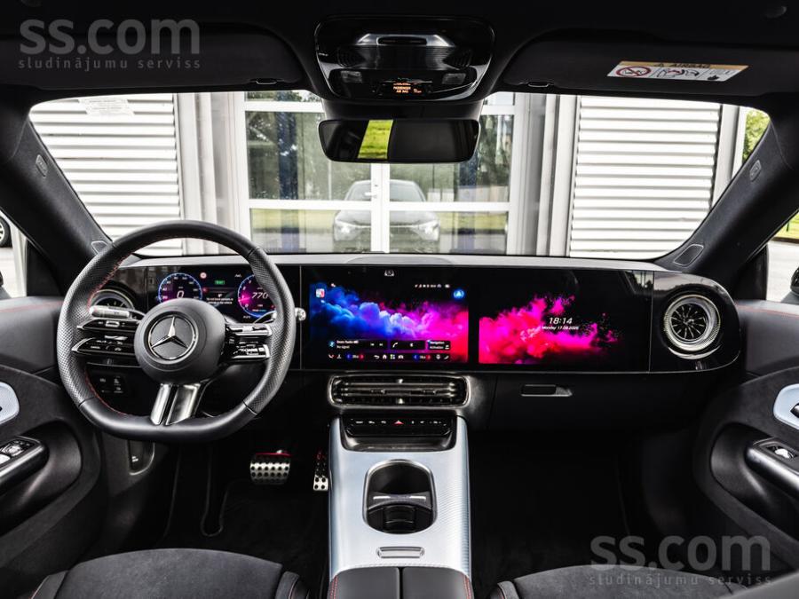 Black Mercedes-Benz CLA 200 2026 in Riga, with an engine capacity of 1.50 L and mileage of 1 thousand km for 54900 €, photo 25 on AUTOMOTO.COM.LV