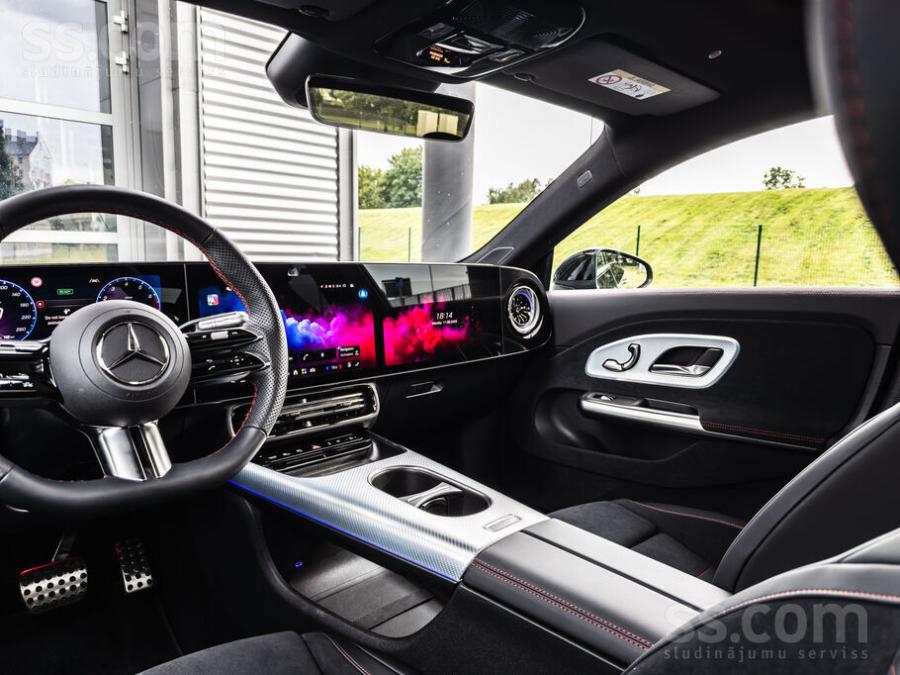 Black Mercedes-Benz CLA 200 2026 in Riga, with an engine capacity of 1.50 L and mileage of 1 thousand km for 54900 €, photo 28 on AUTOMOTO.COM.LV