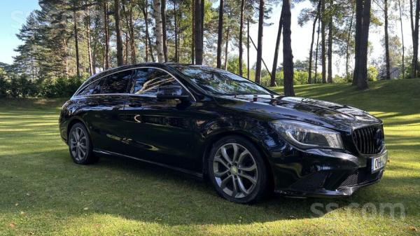 Mercedes-Benz CLA 200 2015 in Liepaja on AUTOMOTO.COM.LV Black Mercedes-Benz CLA 200 2015 in Liepaja, with an engine capacity of 2.20 L and mileage of 264 thousand km for 10500 €, photo 1 on AUTOMOTO.COM.LV