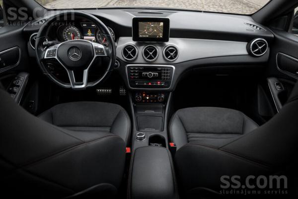 Black Mercedes-Benz CLA 200 2013 in Jelgava, with an engine capacity of 1.60 L and mileage of 220 thousand km for 13300 €, photo 8 on AUTOMOTO.COM.LV