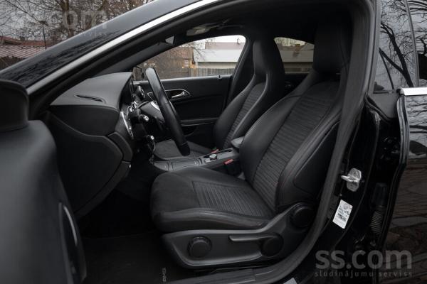Black Mercedes-Benz CLA 200 2013 in Jelgava, with an engine capacity of 1.60 L and mileage of 220 thousand km for 13300 €, photo 10 on AUTOMOTO.COM.LV