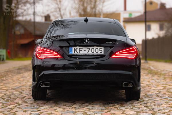 Black Mercedes-Benz CLA 200 2013 in Riga, with an engine capacity of 1.60 L and mileage of 220 thousand km for 12500 €, photo 6 on AUTOMOTO.COM.LV