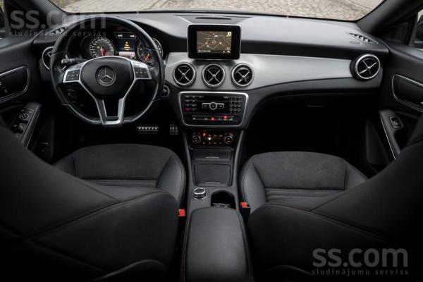 Black Mercedes-Benz CLA 200 2013 in Riga, with an engine capacity of 1.60 L and mileage of 220 thousand km for 12500 €, photo 10 on AUTOMOTO.COM.LV