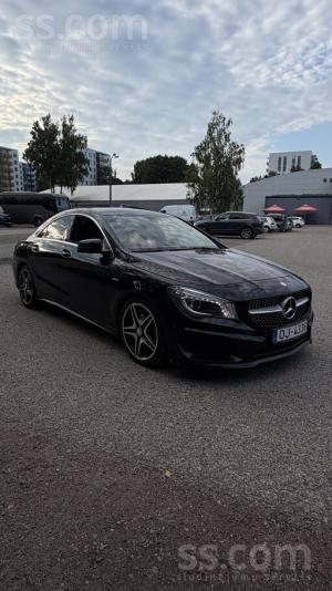 Black Mercedes-Benz CLA 200 2013 in Riga, with an engine capacity of 1.60 L and mileage of 220 thousand km for 11900 €, photo  on AUTOMOTO.COM.LV