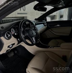 Black Mercedes-Benz CLA 200 2013 in Riga, with an engine capacity of 1.60 L and mileage of 184 thousand km for 14200 €, photo 10 on AUTOMOTO.COM.LV