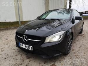 Black Mercedes-Benz CLA 200 2015 in Riga, with an engine capacity of 2.20 L and mileage of 0 thousand km for 8990 €, photo  on AUTOMOTO.COM.LV