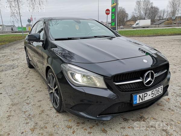 Black Mercedes-Benz CLA 200 2015 in Riga, with an engine capacity of 2.20 L and mileage of 0 thousand km for 8700 €, photo 2 on AUTOMOTO.COM.LV