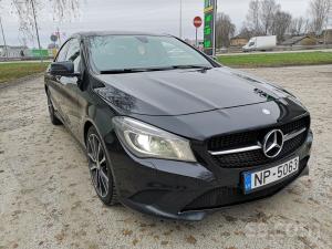 Black Mercedes-Benz CLA 200 2015 in Riga, with an engine capacity of 2.20 L and mileage of 0 thousand km for 8700 €, photo 2 on AUTOMOTO.COM.LV