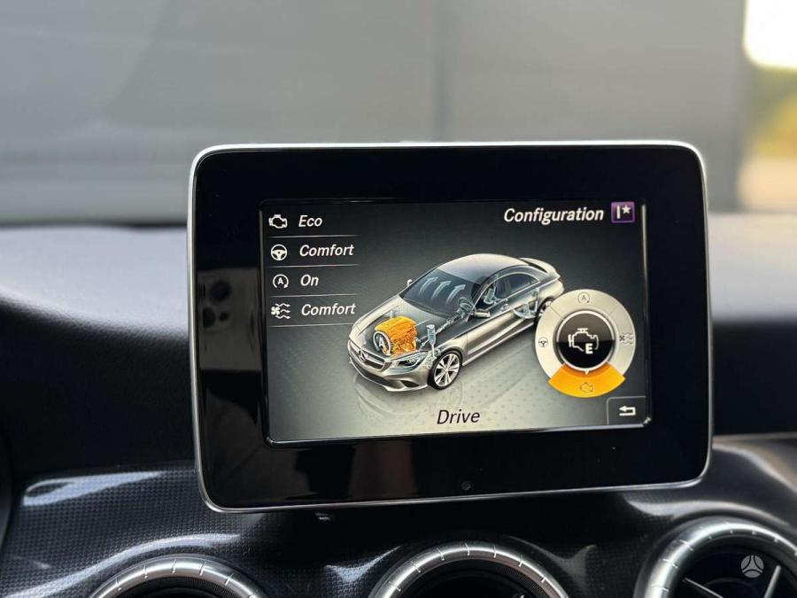 Melns Mercedes-Benz CLA 200 2016 Kauņa, ar dzinēja tilpumu 1.60 L un nobraukumu 139 tūkst. km par 12400 €, foto 23 vietnē AUTOMOTO.COM.LV