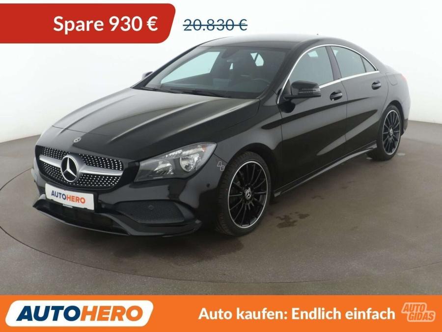Melns Mercedes-Benz CLA 200 2017 Kauņa, ar dzinēja tilpumu 1.60 L un nobraukumu 96 tūkst. km par 22297 €, foto 1 vietnē AUTOMOTO.COM.LV