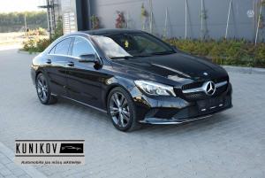 Melns Mercedes-Benz CLA 200 2017 Viļņa, ar dzinēja tilpumu 2.14 L un nobraukumu 214 tūkst. km par 14450 €, foto  vietnē AUTOMOTO.COM.LV