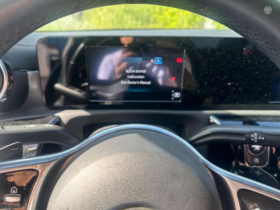 Black Mercedes-Benz CLA 200 2019 in Kaunas, with an engine capacity of 2.00 L and mileage of 142 thousand km for 12900 €, photo 9 on AUTOMOTO.COM.LV