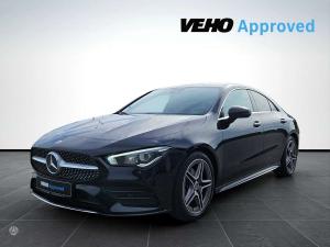 Black Mercedes-Benz CLA 200 2021 in Klaipeda, with an engine capacity of 1.33 L and mileage of 42 thousand km for 27500 €, photo  on AUTOMOTO.COM.LV