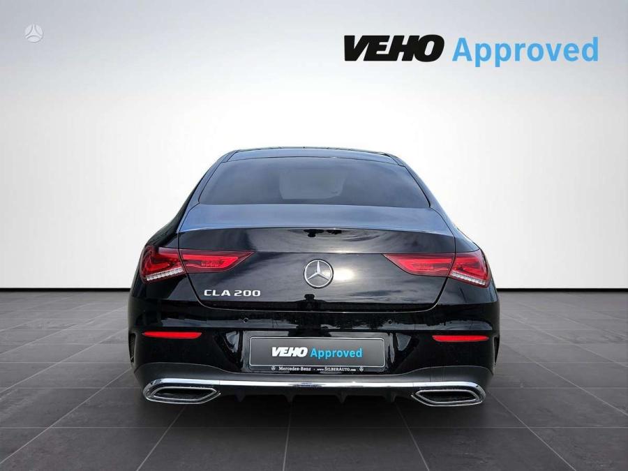Black Mercedes-Benz CLA 200 2021 in Klaipeda, with an engine capacity of 1.33 L and mileage of 42 thousand km for 27500 €, photo 5 on AUTOMOTO.COM.LV