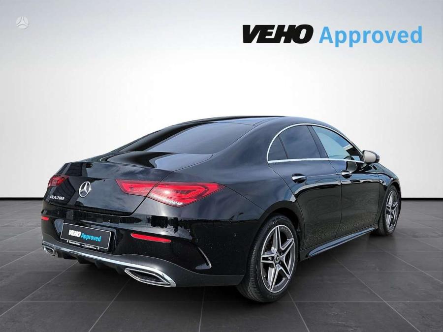 Black Mercedes-Benz CLA 200 2021 in Klaipeda, with an engine capacity of 1.33 L and mileage of 42 thousand km for 27500 €, photo 6 on AUTOMOTO.COM.LV