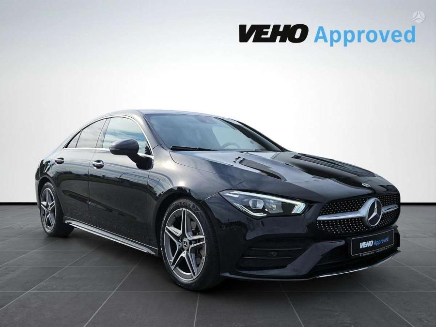 Black Mercedes-Benz CLA 200 2021 in Klaipeda, with an engine capacity of 1.33 L and mileage of 42 thousand km for 27500 €, photo 8 on AUTOMOTO.COM.LV