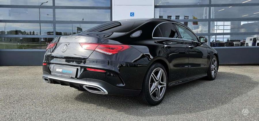 Black Mercedes-Benz CLA 200 2021 in Klaipeda, with an engine capacity of 1.33 L and mileage of 42 thousand km for 27500 €, photo 13 on AUTOMOTO.COM.LV