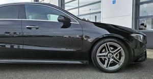 Black Mercedes-Benz CLA 200 2021 in Klaipeda, with an engine capacity of 1.33 L and mileage of 42 thousand km for 27500 €, photo 15 on AUTOMOTO.COM.LV