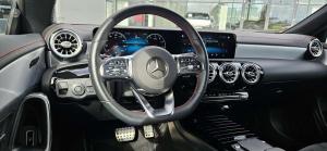 Black Mercedes-Benz CLA 200 2021 in Klaipeda, with an engine capacity of 1.33 L and mileage of 42 thousand km for 27500 €, photo 22 on AUTOMOTO.COM.LV