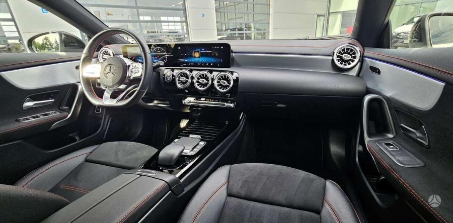 Black Mercedes-Benz CLA 200 2021 in Klaipeda, with an engine capacity of 1.33 L and mileage of 42 thousand km for 27500 €, photo 24 on AUTOMOTO.COM.LV