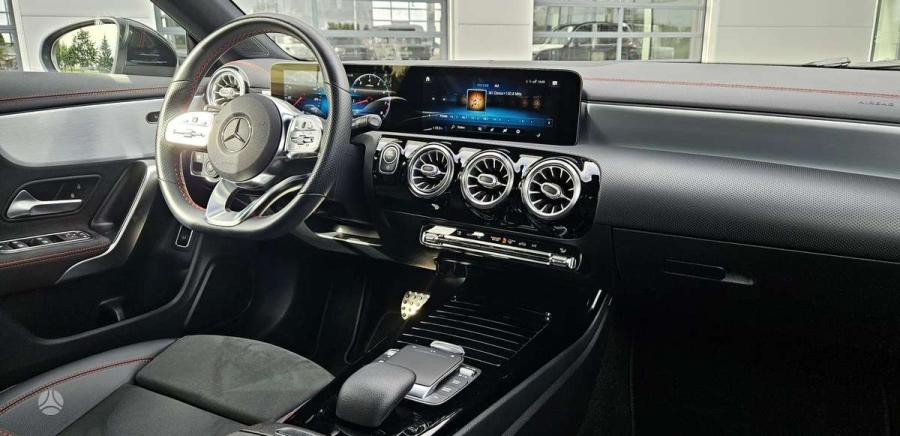 Black Mercedes-Benz CLA 200 2021 in Klaipeda, with an engine capacity of 1.33 L and mileage of 42 thousand km for 27500 €, photo 25 on AUTOMOTO.COM.LV