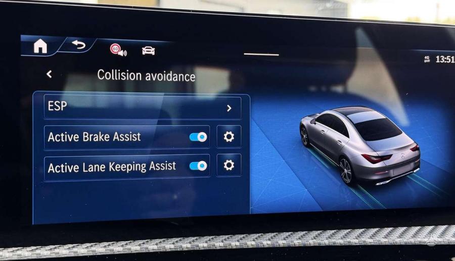 Melns Mercedes-Benz CLA 200 2024 Kauņa, ar dzinēja tilpumu 1.33 L un nobraukumu 204 tūkst. km par 21900 €, foto 12 vietnē AUTOMOTO.COM.LV