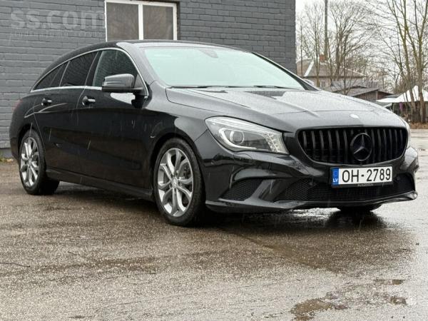 Black Mercedes-Benz CLA 200 2015 in Tukums, with an engine capacity of 2.20 L and mileage of 249 thousand km for 8500 €, photo 2 on AUTOMOTO.COM.LV