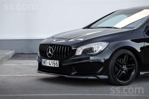 Black Mercedes-Benz CLA 200 2016 in Riga, with an engine capacity of 1.60 L and mileage of 193 thousand km for 12300 €, photo 6 on AUTOMOTO.COM.LV