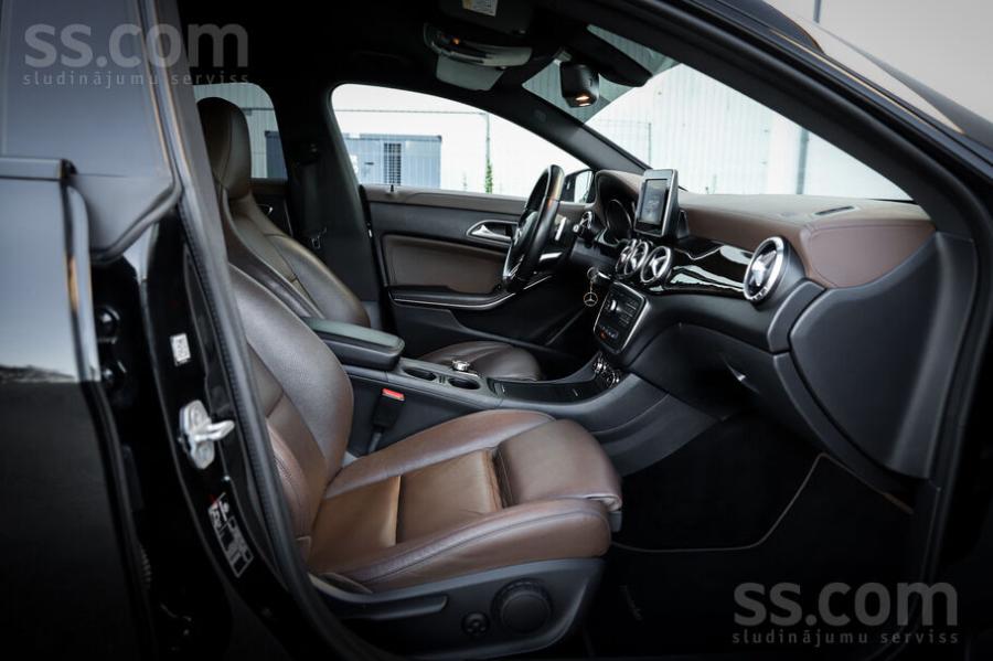 Black Mercedes-Benz CLA 200 2016 in Riga, with an engine capacity of 1.60 L and mileage of 193 thousand km for 12300 €, photo 20 on AUTOMOTO.COM.LV