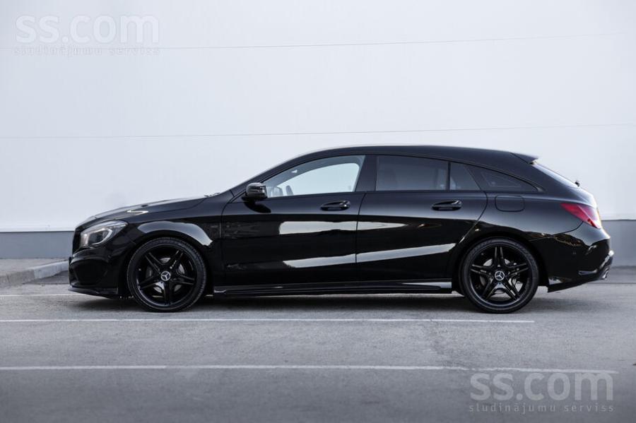 Black Mercedes-Benz CLA 200 2016 in Riga, with an engine capacity of 1.60 L and mileage of 193 thousand km for 11700 €, photo 3 on AUTOMOTO.COM.LV