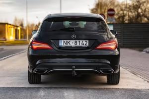 Black Mercedes-Benz CLA 200 2017 in Jelgava, with an engine capacity of 2.10 L and mileage of 219 thousand km for 16000 €, photo 7 on AUTOMOTO.COM.LV