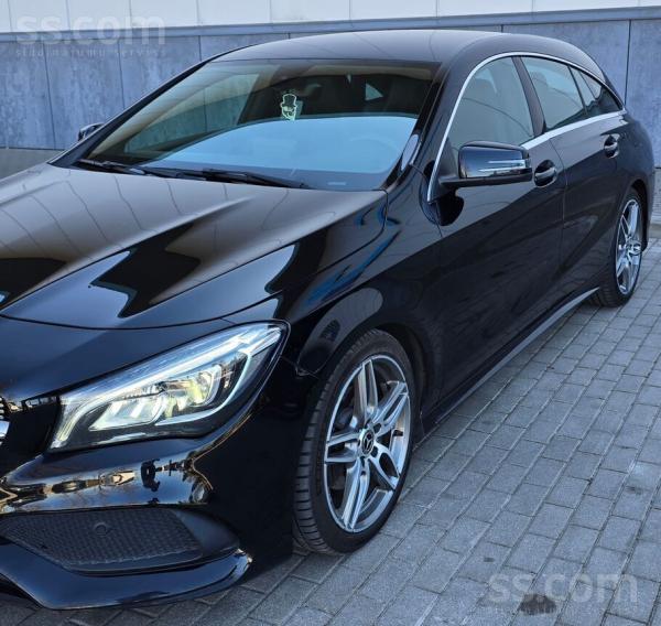 Black Mercedes-Benz CLA 200 2018 in Riga, with an engine capacity of 2.20 L and mileage of 232 thousand km for 14900 €, photo 8 on AUTOMOTO.COM.LV