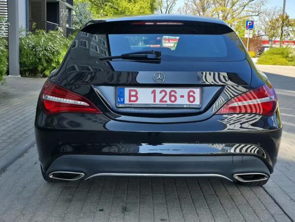 Black Mercedes-Benz CLA 200 2019 in Riga, with an engine capacity of 2.10 L and mileage of 196 thousand km for 12790 €, photo 7 on AUTOMOTO.COM.LV
