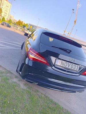 Black Mercedes-Benz CLA 200 2019 in Vilnius, with an engine capacity of 2.14 L and mileage of 268 thousand km for 13599 €, photo 6 on AUTOMOTO.COM.LV