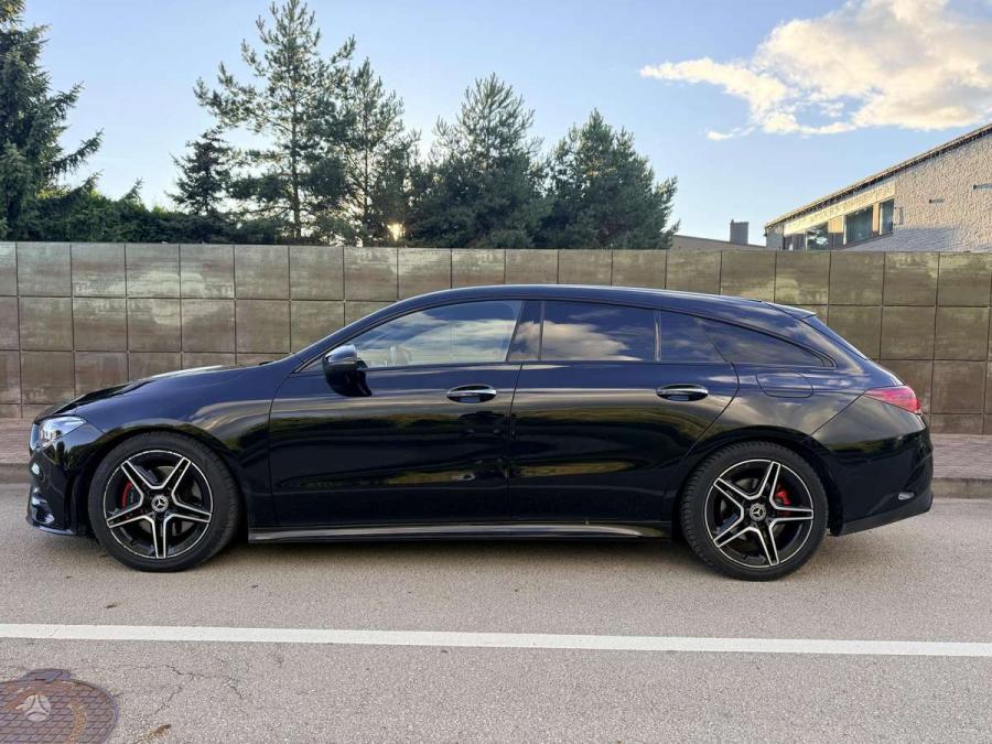 Black Mercedes-Benz CLA 200 2019 in Kaunas, with an engine capacity of 1.33 L and mileage of 220 thousand km for 17500 €, photo 4 on AUTOMOTO.COM.LV