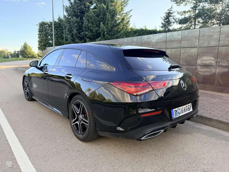 Black Mercedes-Benz CLA 200 2019 in Kaunas, with an engine capacity of 1.33 L and mileage of 220 thousand km for 17500 €, photo 5 on AUTOMOTO.COM.LV