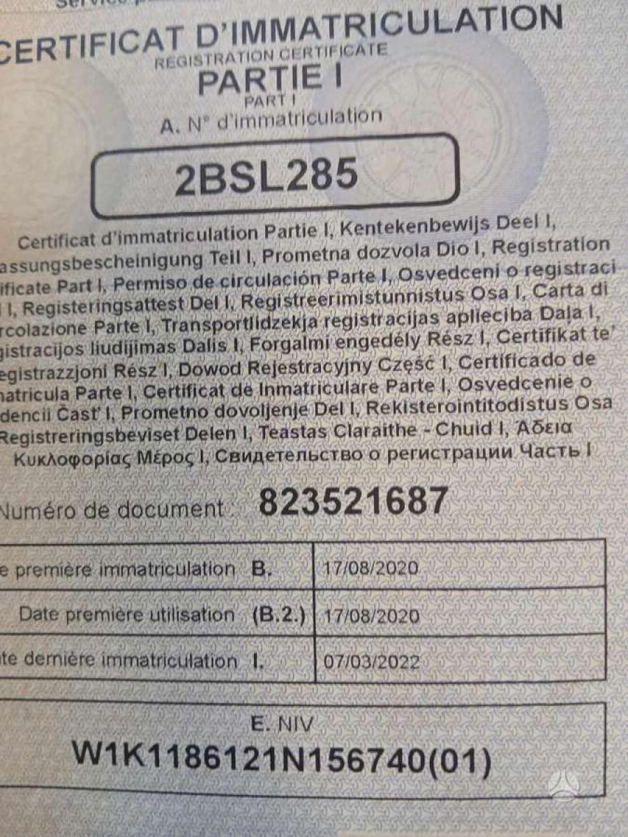 Черный Мерседес ЦЛА 200 2020 в Алитус, объемом двигателя 1.95 л и пробегом 220 тыс. км за 16400 €, фото 14 на AUTOMOTO.COM.LV